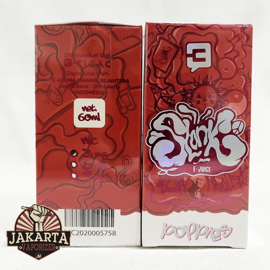 Jual SLANK V1 POPPIES 60ML 3MG 6MG BY SLANK X TIGAC | Shopee Indonesia