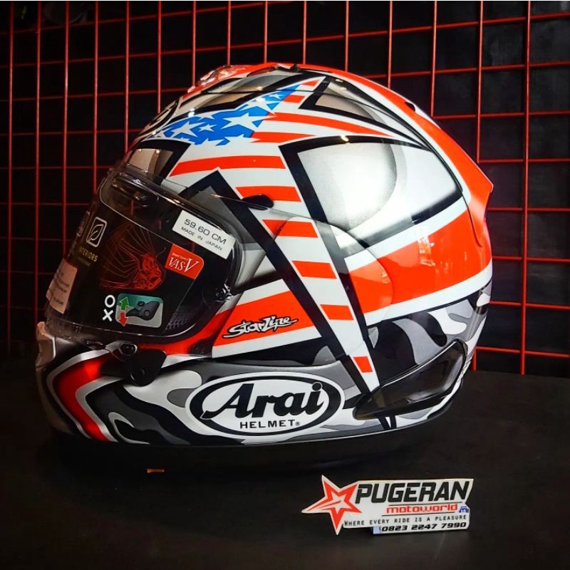 Jual ARAI RX7X HAYDEN LAGUNA SECA | Shopee Indonesia