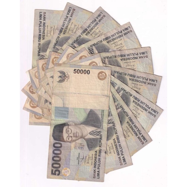 Jual UANG KUNO 50.000 RUPIAH WR SUPRATMAN | Shopee Indonesia