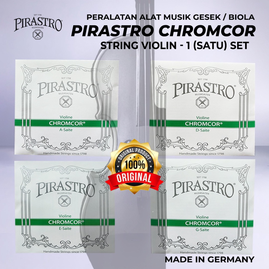 Jual Senar Biola Pirastro Violin Chromcor Set Original | Shopee Indonesia
