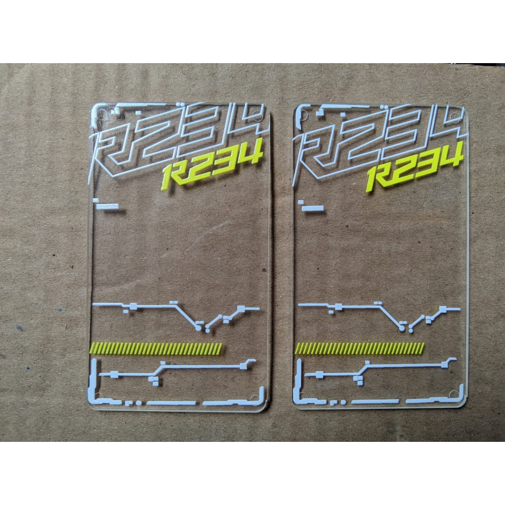 Jual R234 PANEL BACKDOOR CLEAR SERIES MOTIF LOGO | Shopee Indonesia
