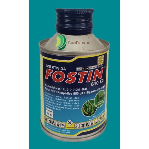 Jual PUPUK INSEKTISIDA FOSTIN 610EC 100ML OBAT HAMA ULAT | Shopee Indonesia