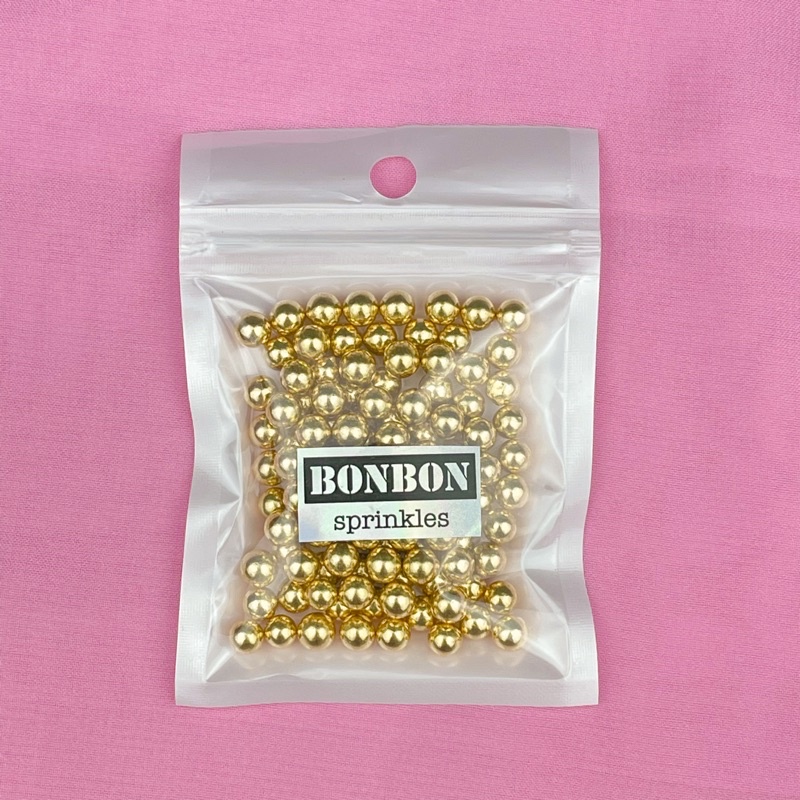 Jual Gold sprinkle bulat, gold sprinkle panjang, sprinkle mutiara cake ...