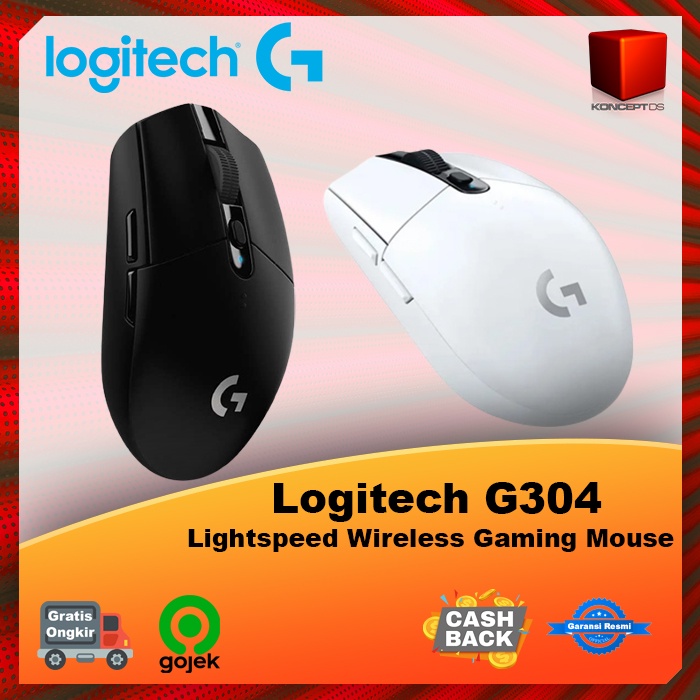 Jual Logitech G304 Lightspeed Wireless Gaming Mouse | Shopee Indonesia