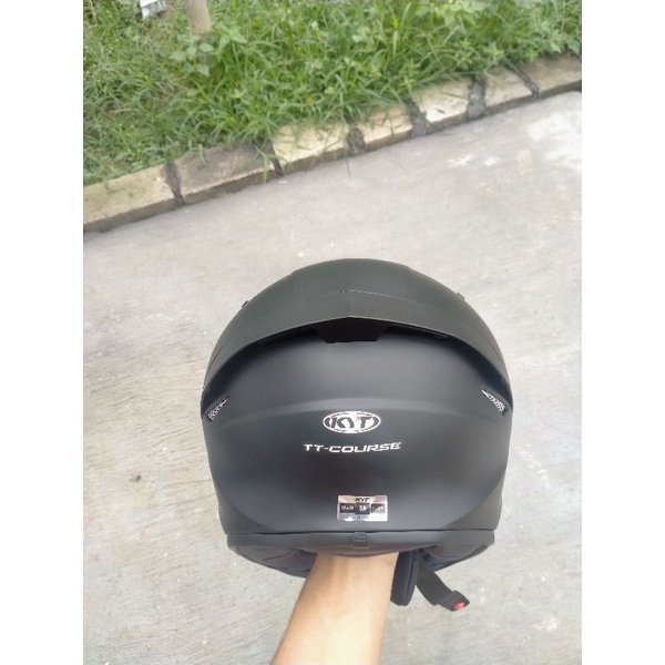 Jual KYT TT COURSE HITAM DOFF | Shopee Indonesia