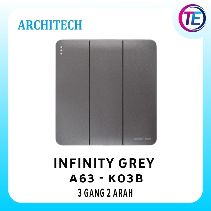 Jual SAKLAR INFINITY GREY A63 ARCHITECH /STOP KONTAK/ SAKELAR/ CETEKAN SAKLAR RUMAH | Shopee ...