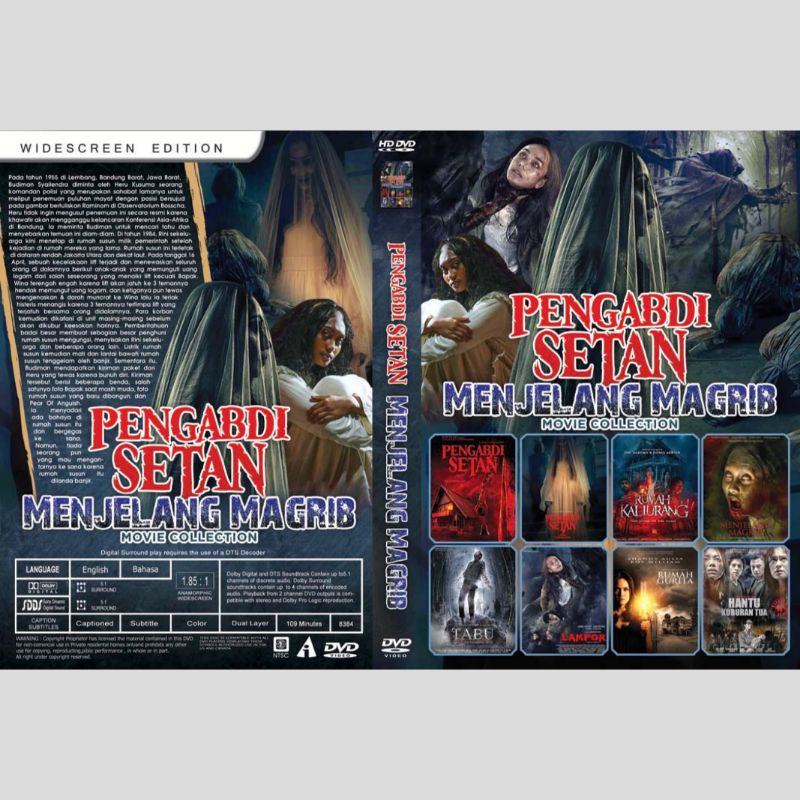 Jual Kaset Koleksi Horor Indo Pengabdi Setan Menjelang Magrib | Shopee ...