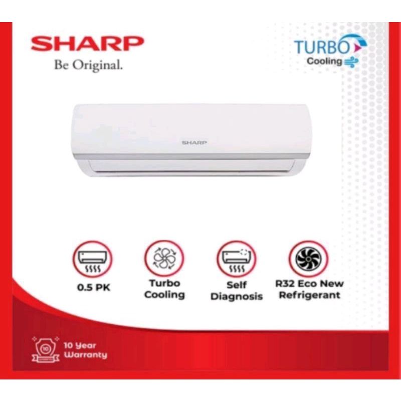Jual Ac Sharp 1/2 PK 05 BEY / Ac Sharp 1 PK 09 BEY (indoor dan outdoor ...