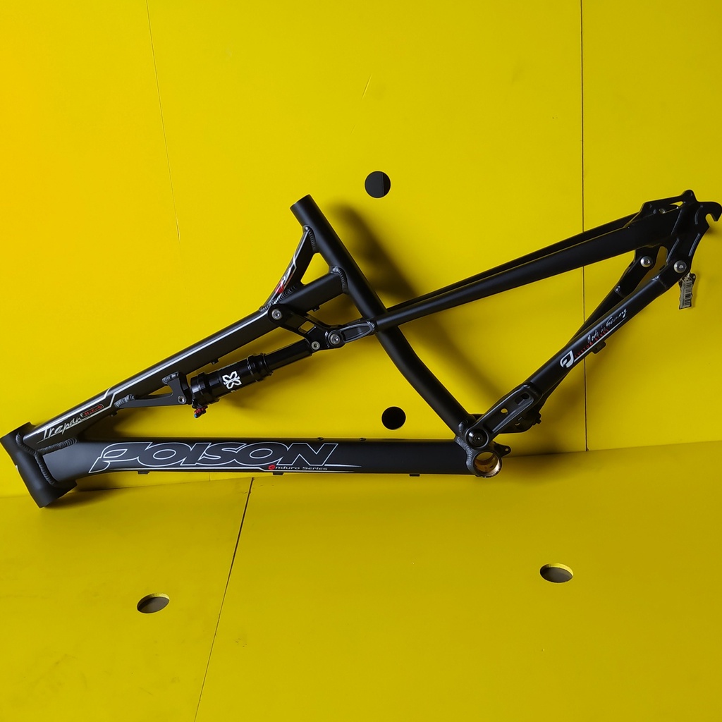Jual Frame Rangka Sepeda Fullsus Poison Tropan ukuran 26 Size 17.5 ...