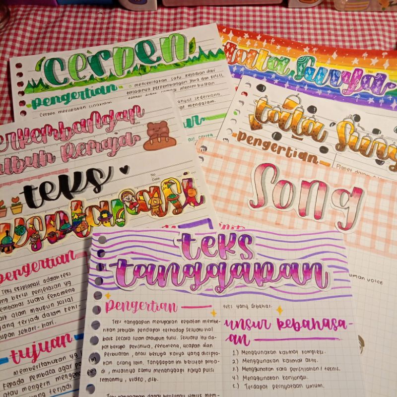 Jual JASA TULIS AESTHETIC ALA STUDYGRAM lettering dan non lettering ...