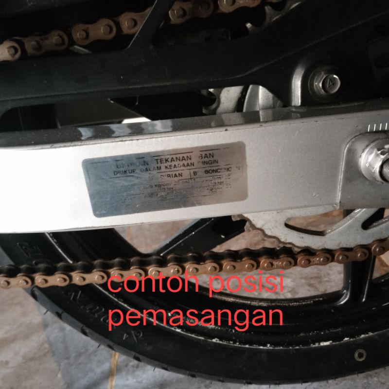 Jual stiker arm informasi ban satria 2tak hiu lumba original sgp ...