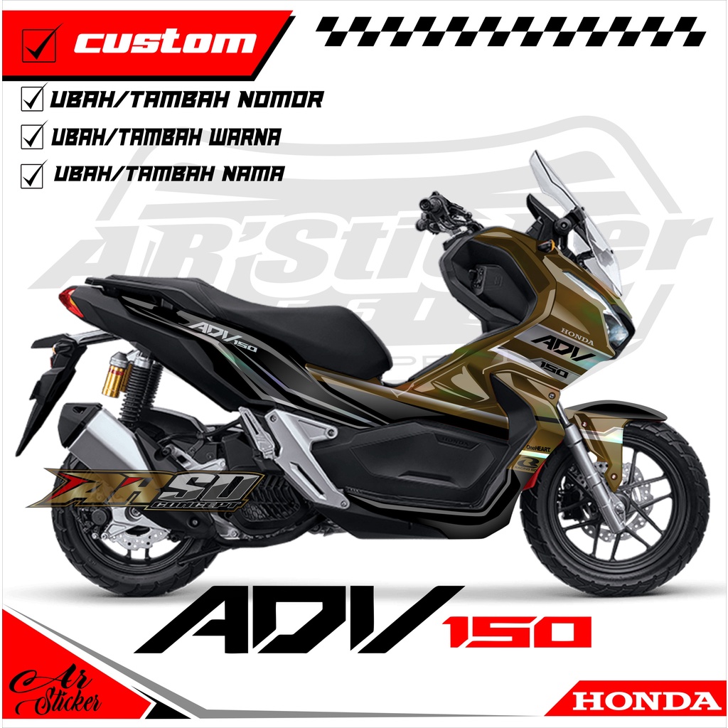 Jual Stiker Decal Honda ADV 150 Full body - Dekal Sticker Hologram ADV ...
