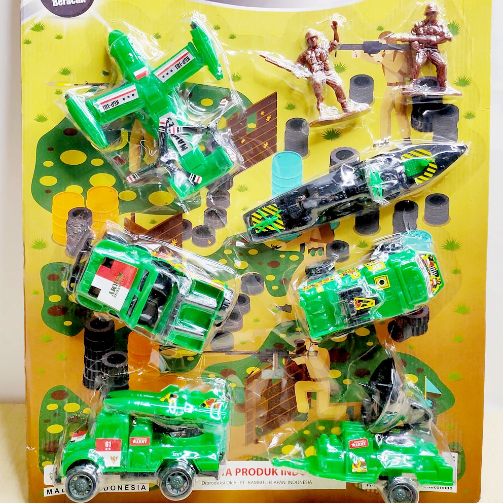 Jual TGA Misi Militer Indonesia 181B Mainan Mini Figure Tentara Army Mobil Pesawat Kapal ...