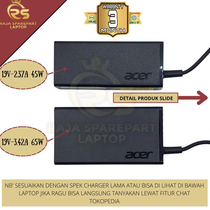 Jual Adaptor Charger Ori Acer Aspire E14 E 14 E5-411 E5-411G E5-421 E5 ...