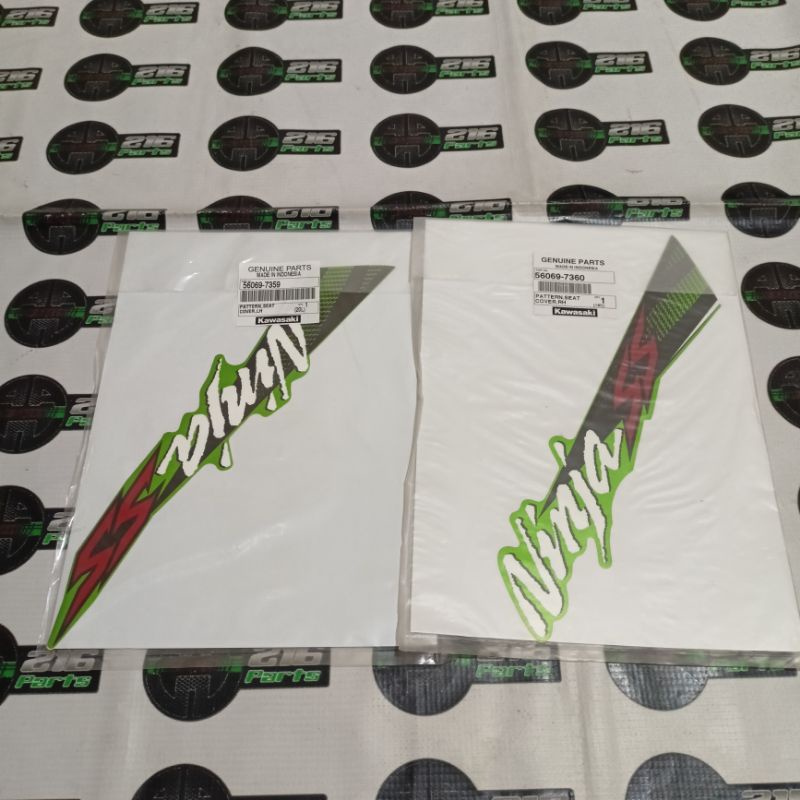 Jual Stiker setiker striping Body bodi belakang Ninja SS hijau Zebra ...