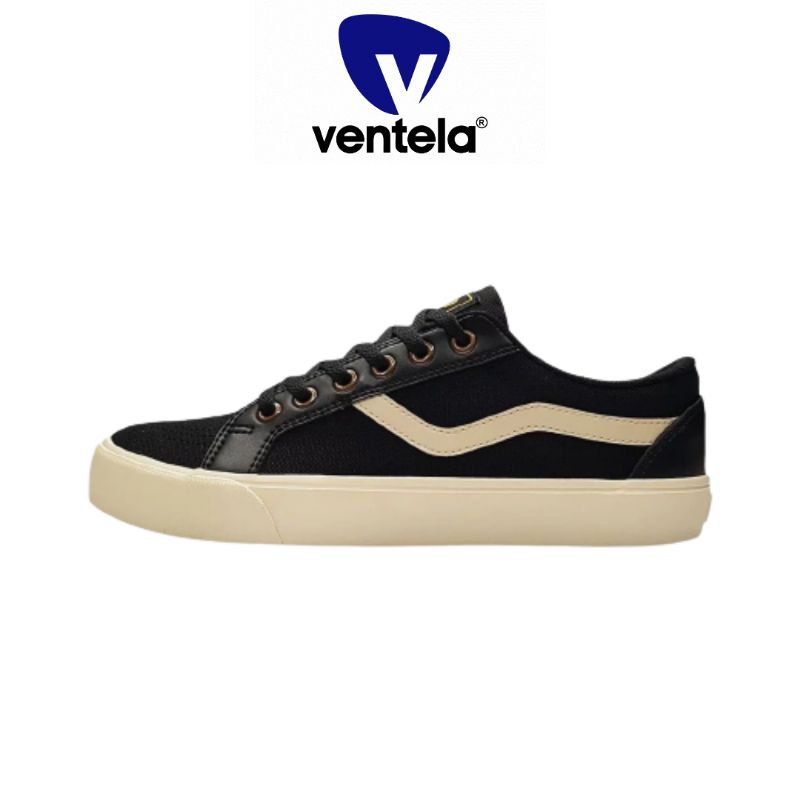 Jual Sepatu Ventela Republic Low Black Natural Original [ VENTELA OFFICIAL ] | Shopee Indonesia