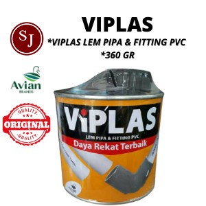 Jual Lem Pipa Lem Pvc Viplas Kaleng 360Gr 360 Gram / Lem Pipa Kaleng ...