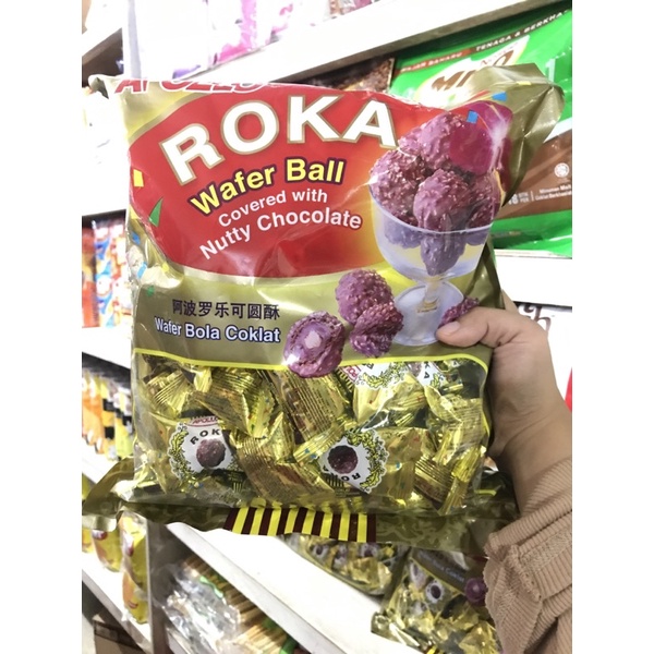 Jual apollo roka wafer ball/snack malaysia/bola coklat/made in malaysia ...