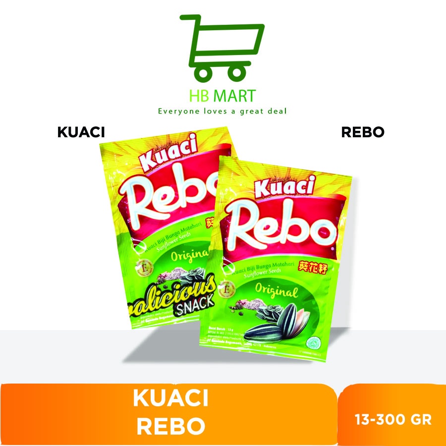 Jual Kuaci Rebo 13gr ( 1 Renceng isi 10 Sachet ) ALL VARIAN | Shopee ...