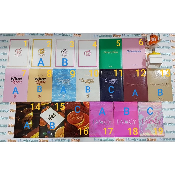 Jual TWICE OFFICIAL PHOTOCARD (ALL ERA) - COMPLETE SET (PO BENEFIT) | Shopee Indonesia