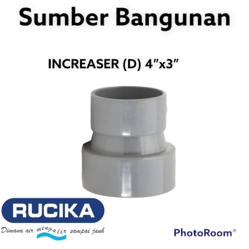 Jual INCREASER 4”x3” (D) RUCIKA / OPERAN PIPA AIR / SAMBUNGAN PIPA ...