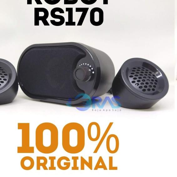 Jual Speaker Robot RS160 Spiker Audio Computer Komputer PC Laptop Portable - Hitam RS170 ...