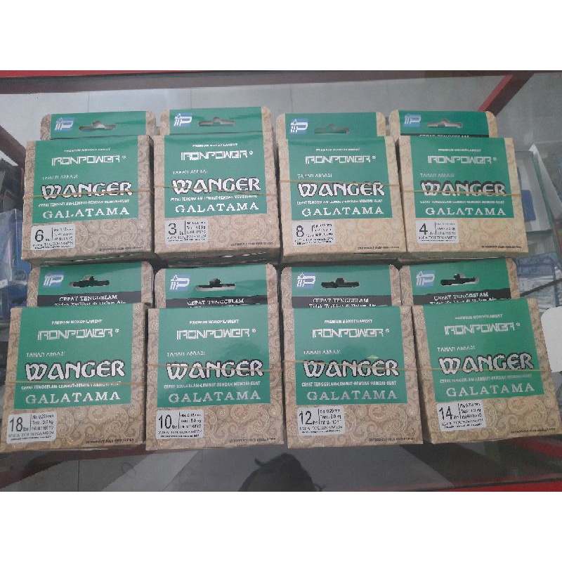 Jual Senar Pancing Iron Power Wanger | Shopee Indonesia