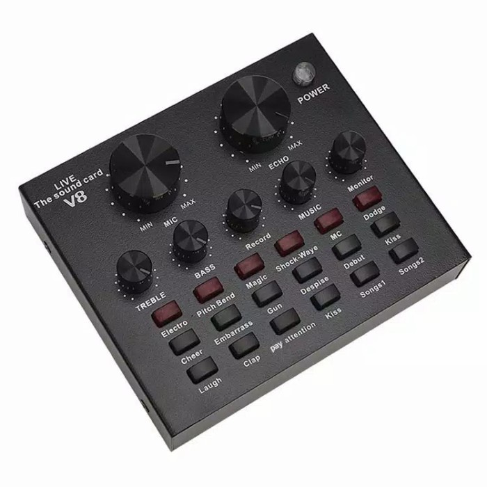 Jual Sound Card Sound Card V8 Mixer Bluetooth Soundcard V8 Audio Usb ...