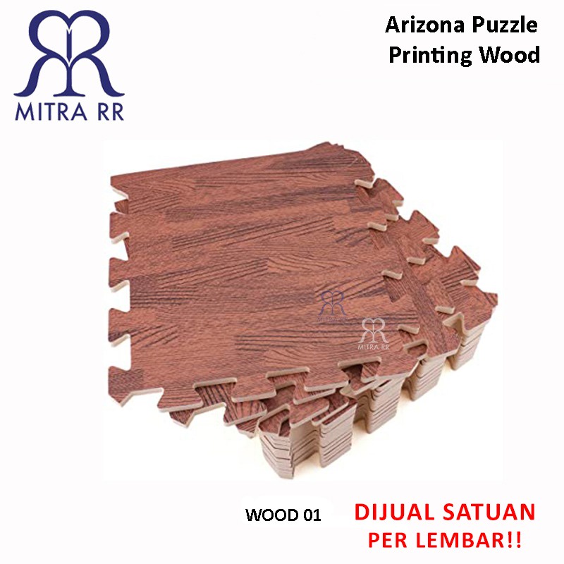 Jual Puzzle Arizona Printing Wood Motif Kayu Bambu 30 x 30 cm SATUAN ...