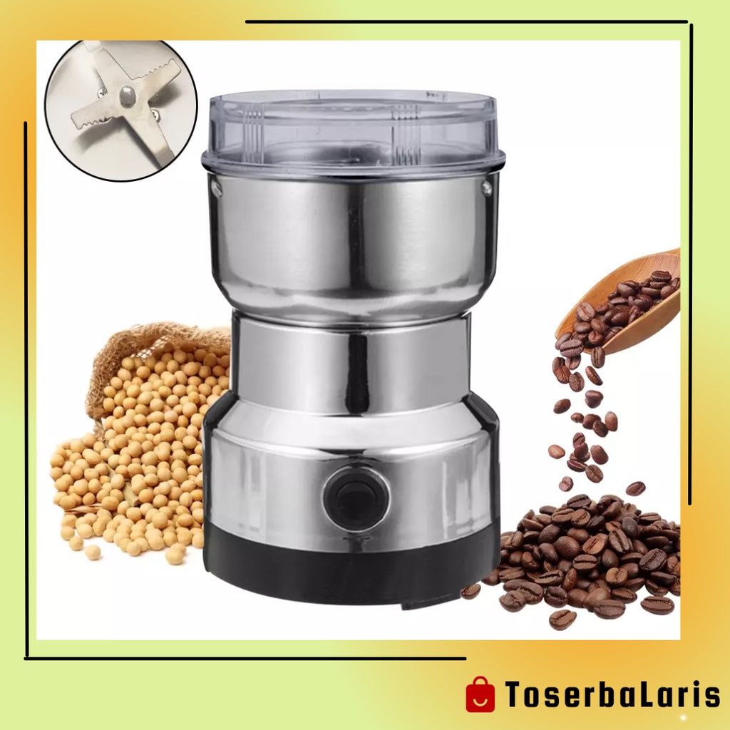 Jual Chopper Steinless Mini Blender Penggiling Kopi Dan Biji Bijian ...