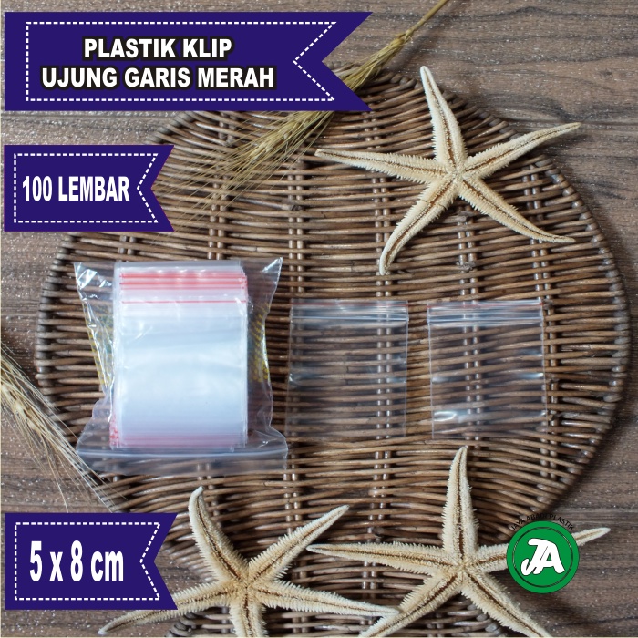 Jual PLASTIK KLIP 5 X 8 CM PLASTIK KLIP ZIPLOCK ISI 100 LEMBAR | Shopee ...