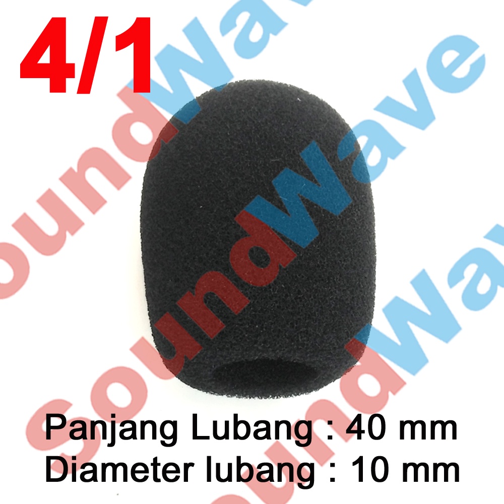 Jual BUSA MIC GOOSENECK 40mm 10mm | Panjang 4cm Diameter 1cm | FOAM ...