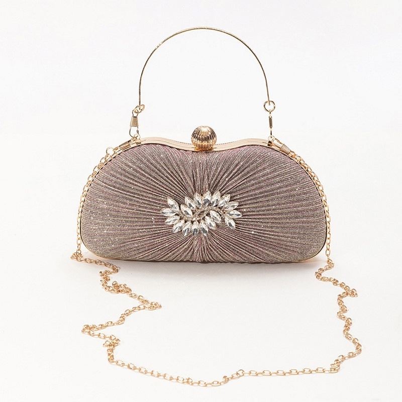 Jual CLUTCH DOMPET PESTA WANITA KONDANGAN KAIN SATIN GLITTER BLINK ...