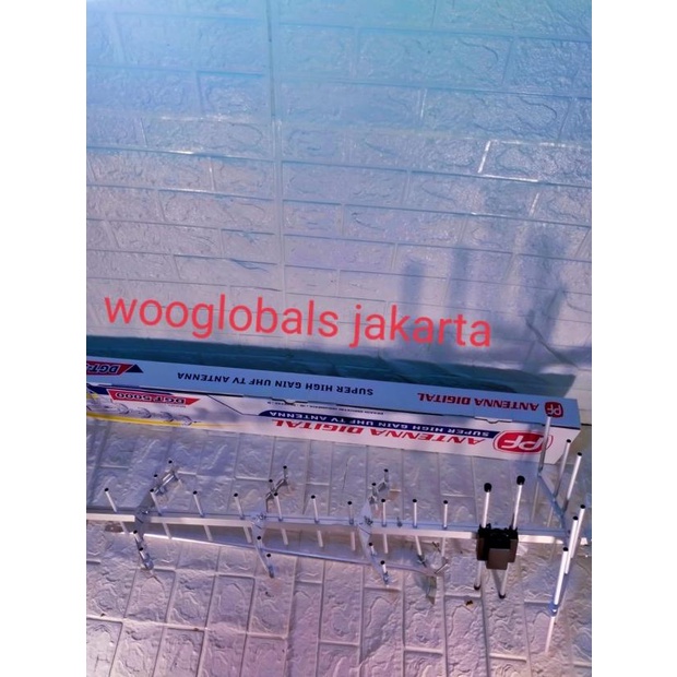 Jual ANTENA LUAR PF DIGITAL 5000 SUPER HIGH GAIN DIGITAL UHF model YAGI ...