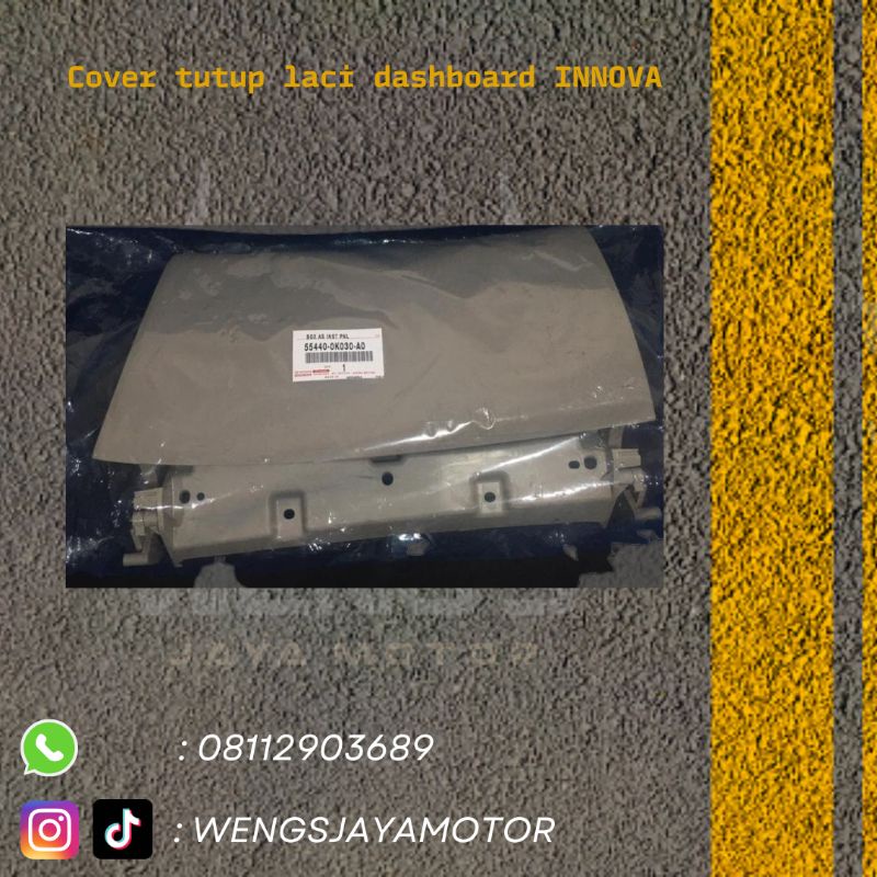 Jual COVER TUTUP LACI DASHBOARD INNOVA 55440-0K030-A0. | Shopee Indonesia