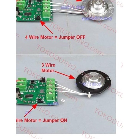 Jual ADJUSTABLE PWM BRUSHLESS MOTOR 3 WIRE 4 WIRE DRIVER CONTROLLER ...