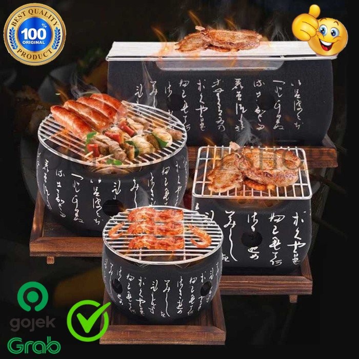 Jual Hibachi Japanese Grill Alat Panggang Arang BBQ Sate Ala Jepang ORI ...