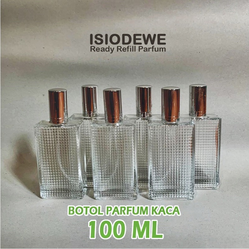Jual Botol Parfum Refill Kaca 100 ml (Kristal) | Shopee Indonesia
