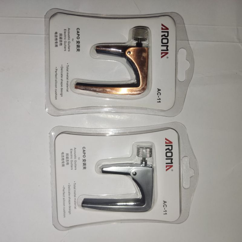 Jual CAPO PENJEPIT GITAR AROMA AC-11 AKUSTIK ELEKTRIK BAHAN METAL LOGAM ...
