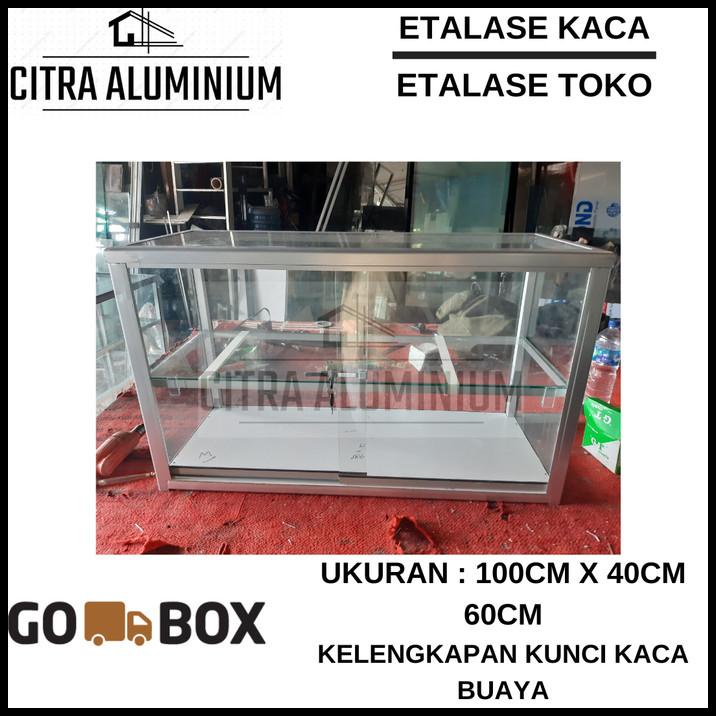 Jual Promo Etalase Kaca - Etalase Warteg Ukuran 100Cm X 40Cm X60Cm ...