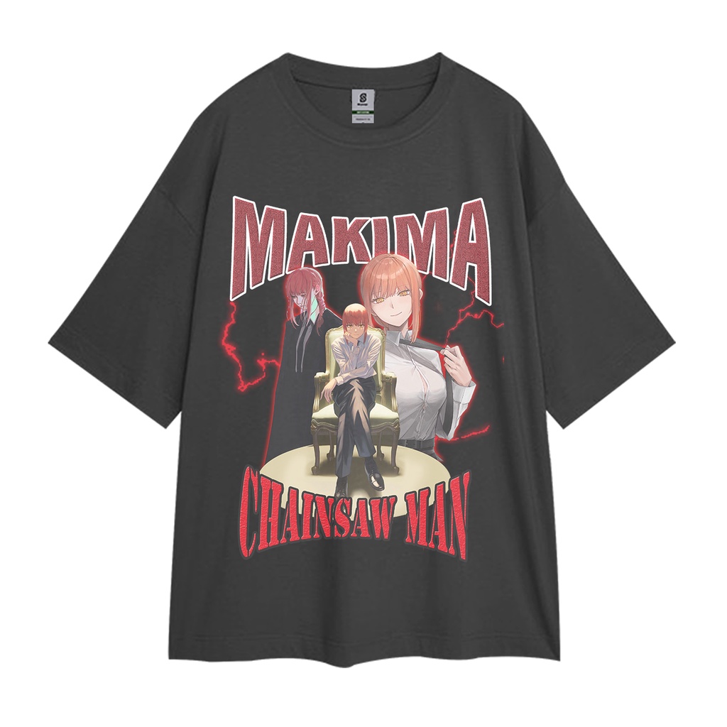 Jual Makima Chainsaw Man Style Oversized T-shirt Chainsaw Man | Shopee ...