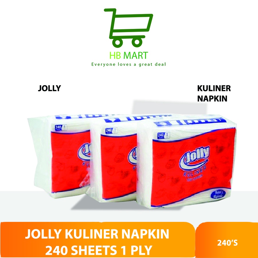 Jual Tisu Tissue Jolly Napkin / Hand Towel / Dapur / Serap Minyak 240 ...