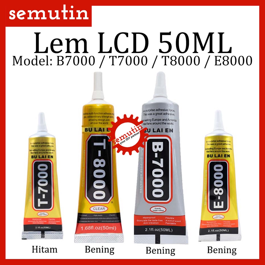 Jual Lem LCD 50ML B7000 T7000 T8000 E8000 / 50 ML Touchscreen Touch Screen | Shopee Indonesia
