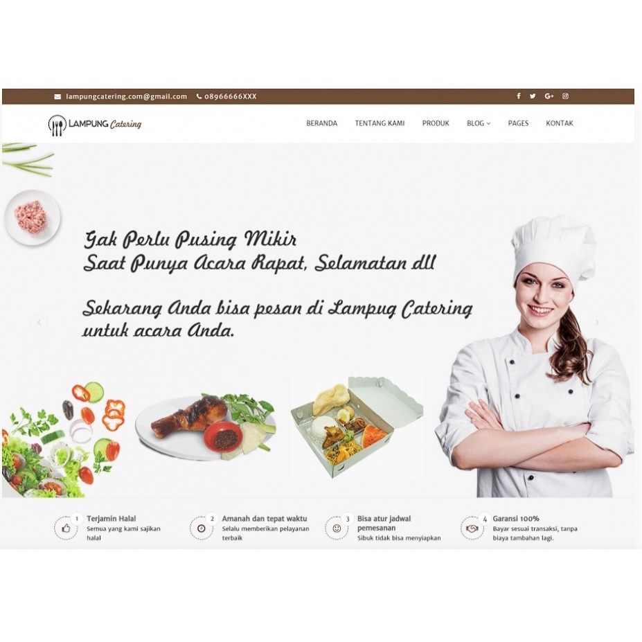 Jual Website Catering/Kuliner | Shopee Indonesia