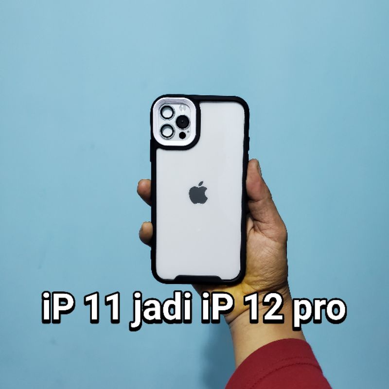 Jual Paket case merubah tampilan iP 11 jadi iP 12 pro | Shopee Indonesia