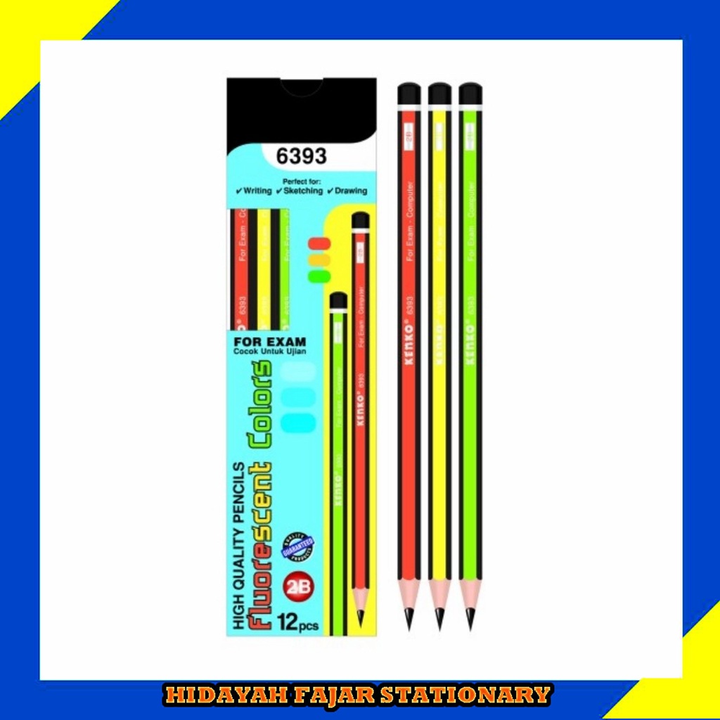 Jual PENSIL 2B - PENSIL KENKO 6393 | Shopee Indonesia