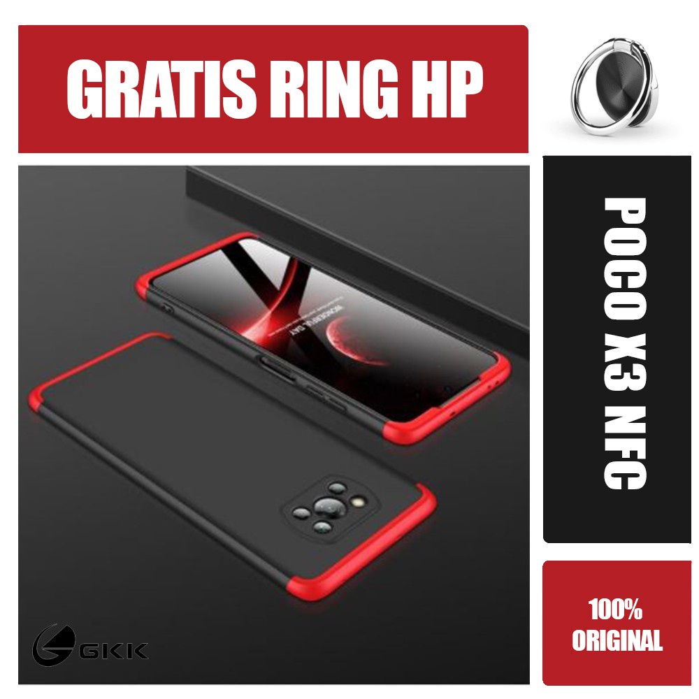 Jual GKK POCO X3 NFC Poco X3 PRO Casing Armor 360 Full Cover Hard Case ...