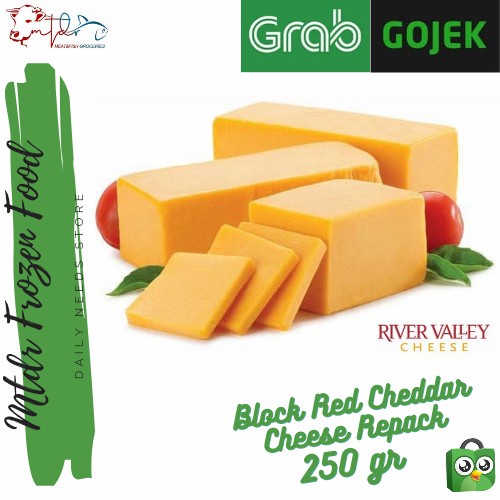 Jual T0P KEJU BLOK RED CHEDDAR - RIVER VALLEY BLOCK RED CHEDDAR CHEESE ...