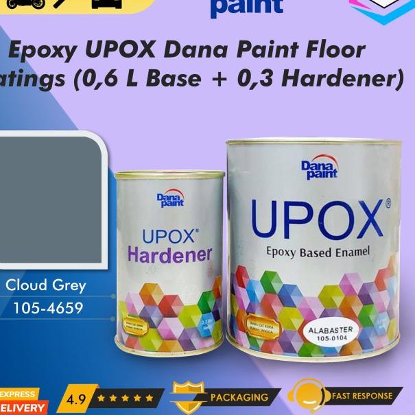 Jual Cat Lantai Epoxy UPOX Dana Paint Floor Coatings - 4659 Could Grey | Shopee Indonesia