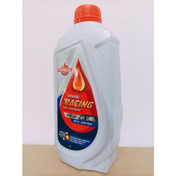 Jual OLI FEDERAL RACING 10W-40 KEMASAN 1L UNTUK SEMUA JENIS MOTOR ...